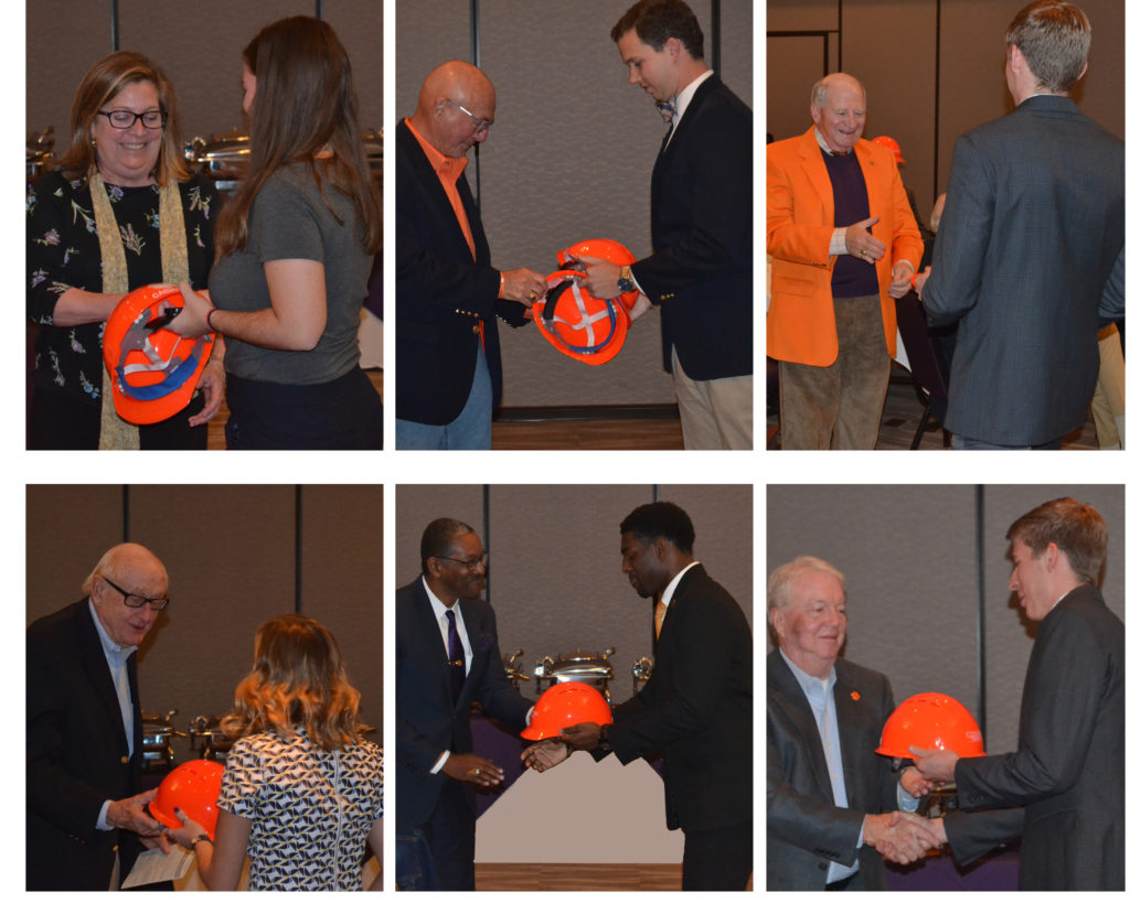Advisory Board Presented Hard Hats – Civil Engineering