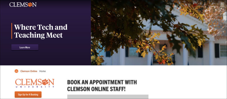 Check out the all new Clemson Online Canvas Pages – Clemson Online ...
