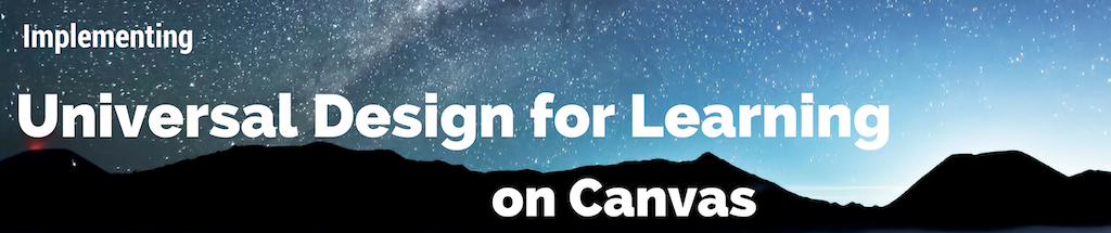 UDL: Universal Design for Learning – Clemson Online: Where Tech and ...