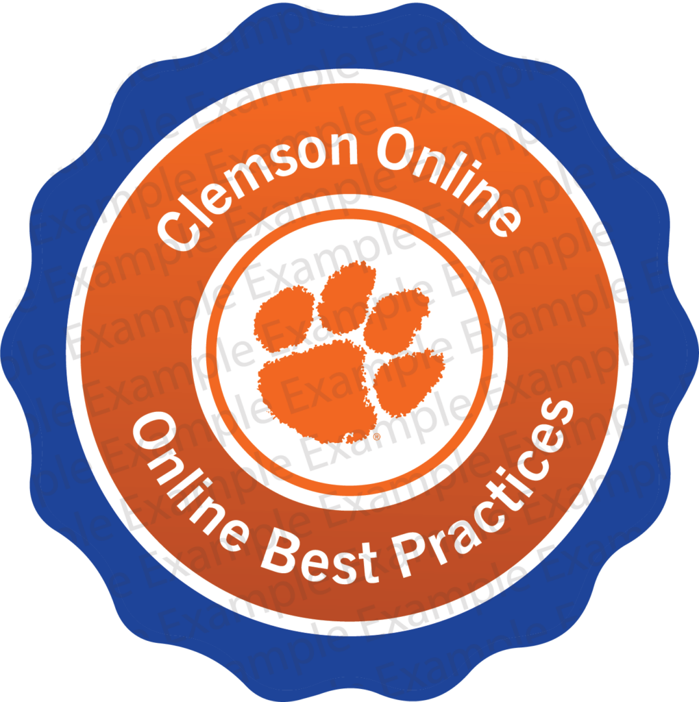 Improving Your Online Course – Clemson Online: Where Tech and Teaching Meet