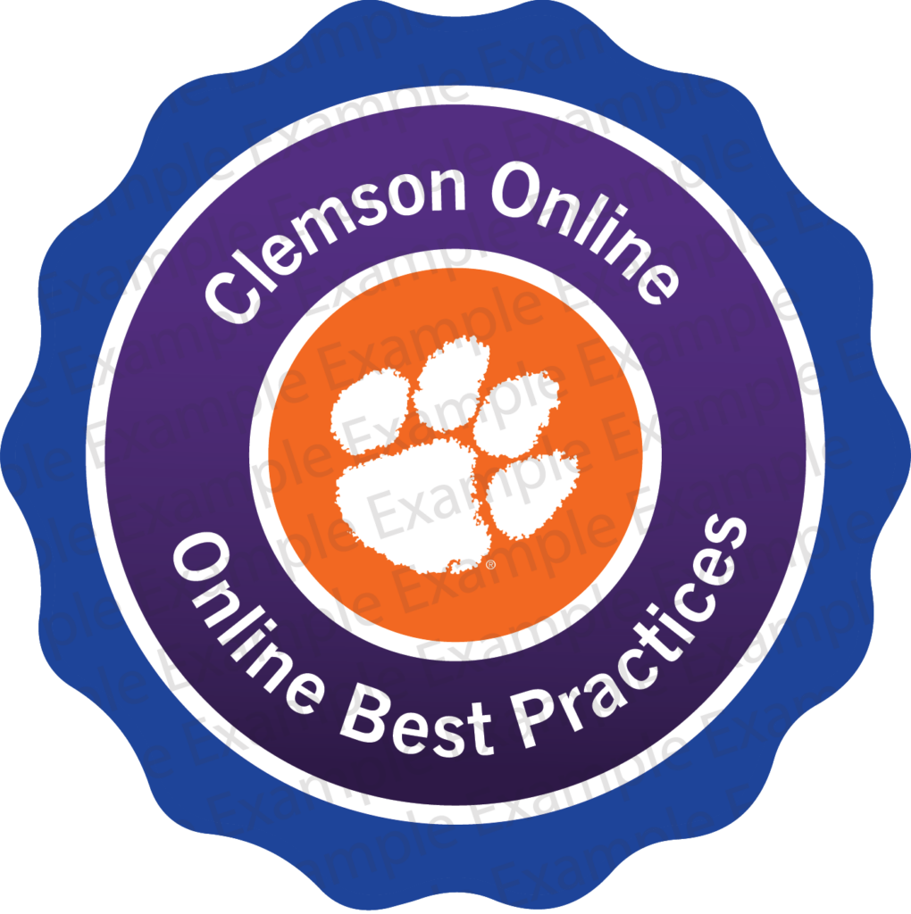 Improving Your Online Course – Clemson Online: Where Tech and Teaching Meet