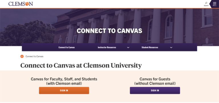 Canvas Course Checklist – Clemson Online: Where Tech and Teaching Meet