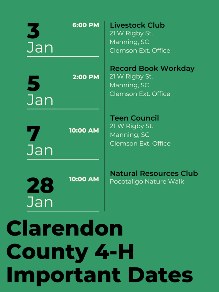 January Meetings – Savannah Valley District